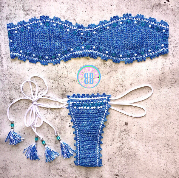 Azure crochet bikini – beijobaby